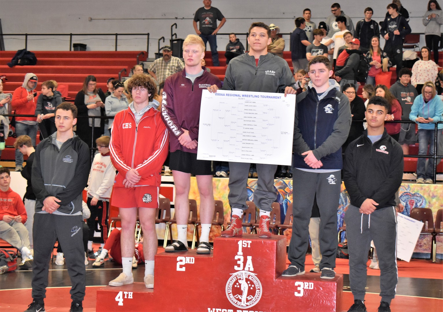 Geary Schools - Landon Holt 3A West Regional Champion