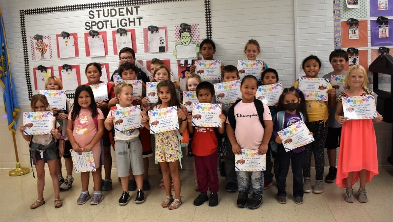 Geary Schools - September Students of the Month